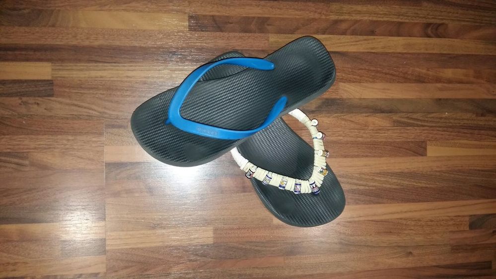 Chanclas decoradas. | Comunidad de Comunidad Leroy Merlin