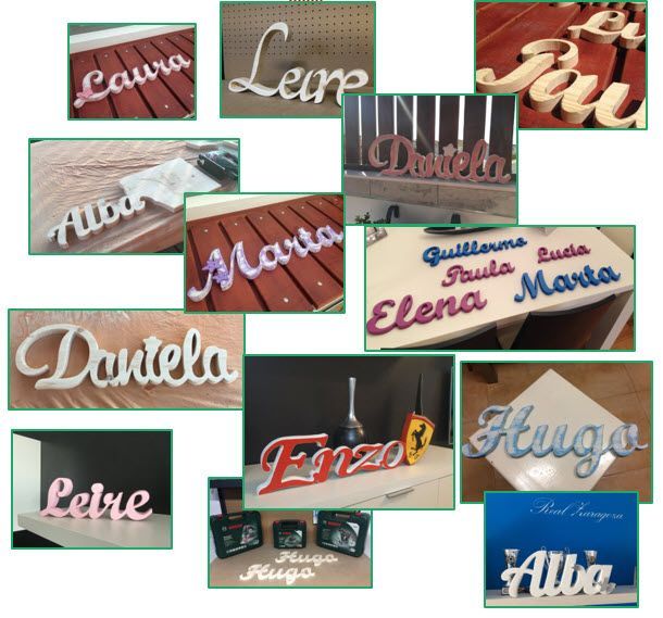 Letras decorativas para la terracita de Conil | Comunidad de Comunidad ...