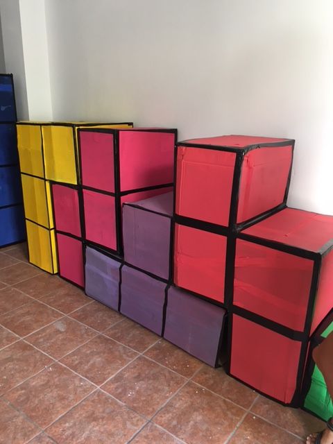 Disfraz de Tetris | Comunidad Leroy Merlin Comunidad